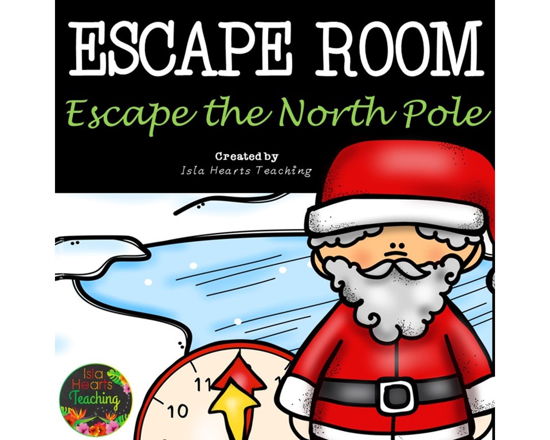 Christmas Escape Room 3rd Grade 4th Grade 5th Grade 6th Grade Breakout ...