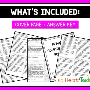 Third Grade Reading Comprehension Passages and Questions Worksheets I ...