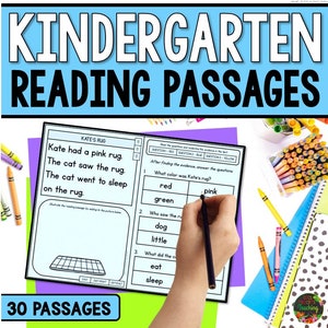 Kindergarten Reading Comprehension Passages and Questions Kindergarten ...