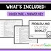 Problem and Solution Reading Comprehension Passages and Questions ...