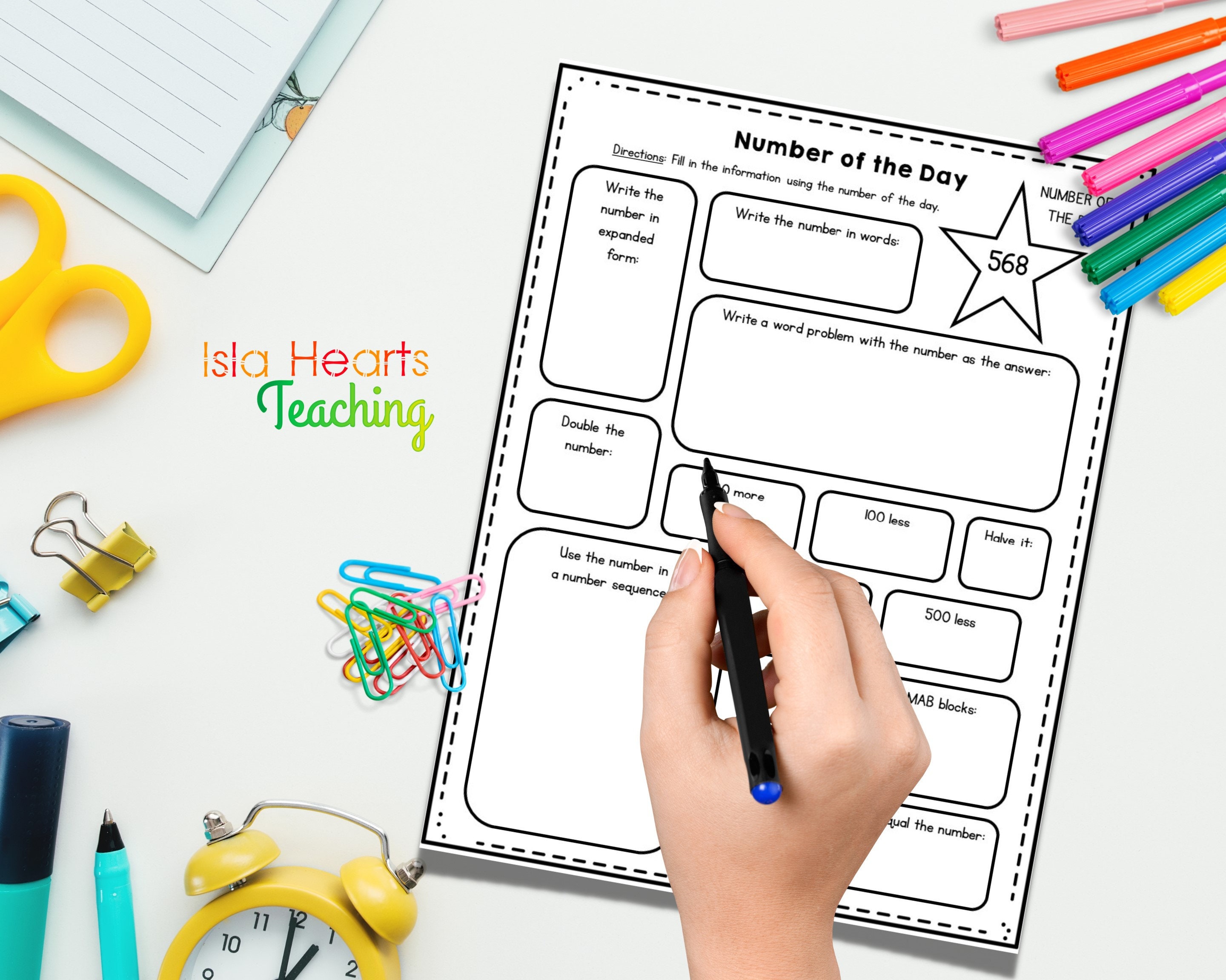 Third Grade Home Learning Worksheets L Math and Language Arts Printable ...