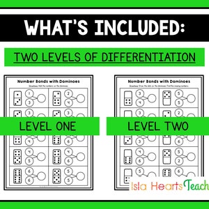 Number Bonds to 10 & 20 Worksheets for Kids L Part Part Whole Math ...