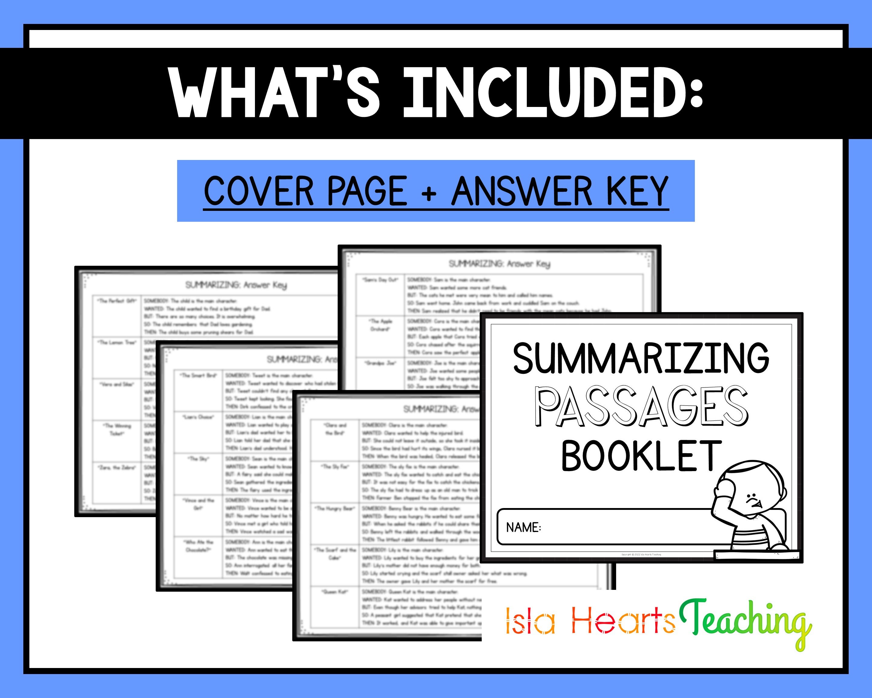 Summarizing Reading Comprehension Passages and Questions - Reading ...