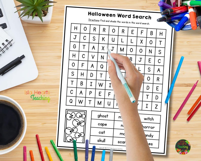 Halloween Fun Puzzles Workbook I Worksheets Autumn Activities I 2nd ...