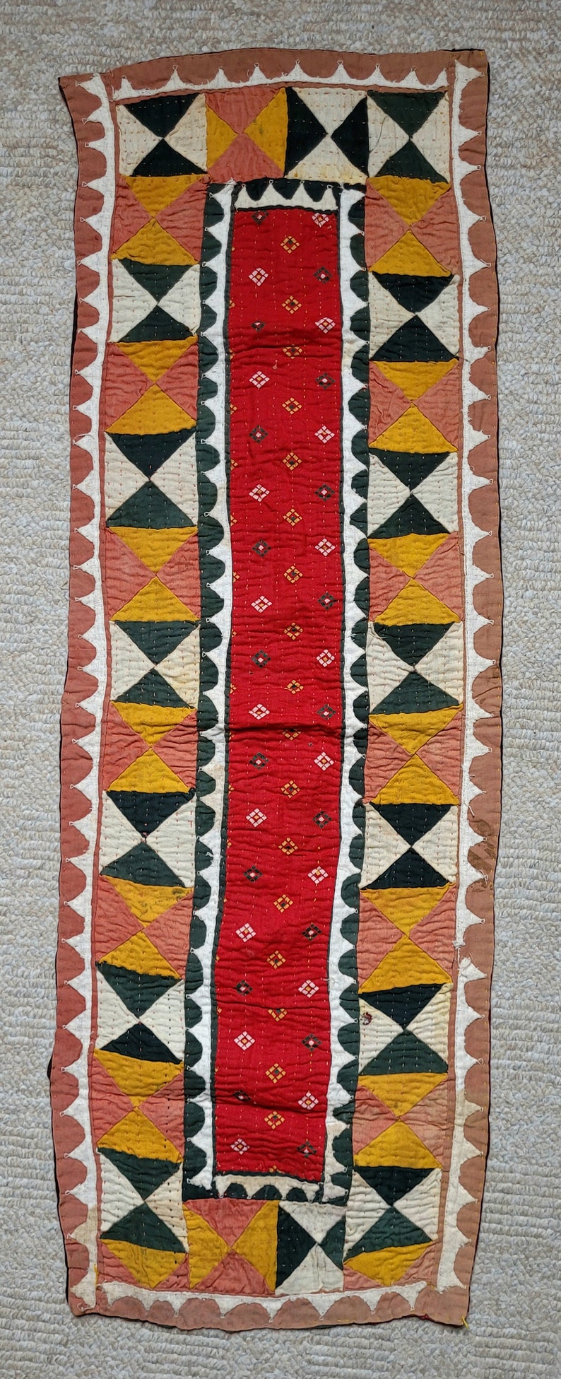 Vintage Rajasthan Applique & Patchwork Band Thar Desert Area India - Etsy