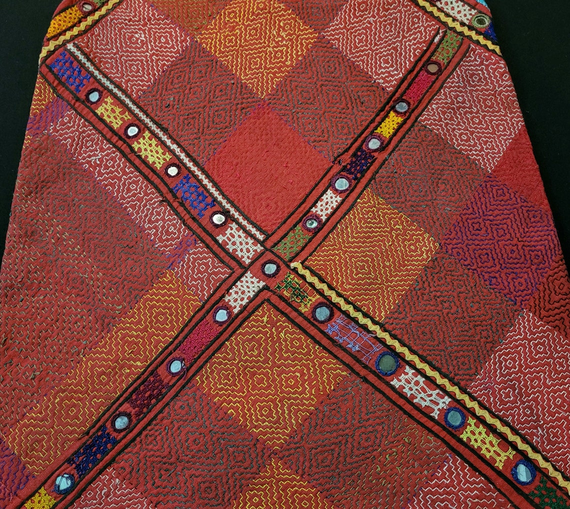 Beautiful Embroidered Large Envelope Shaped Dowry Bag Sindh or ...