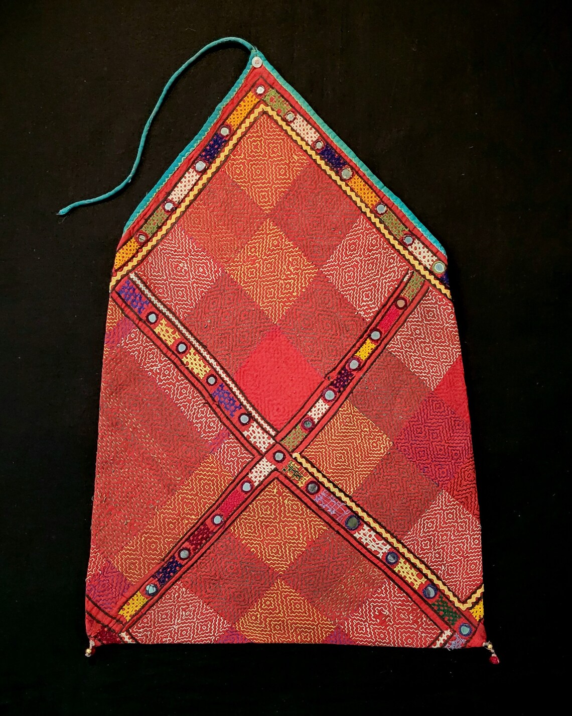 Beautiful Embroidered Large Envelope Shaped Dowry Bag Sindh or ...