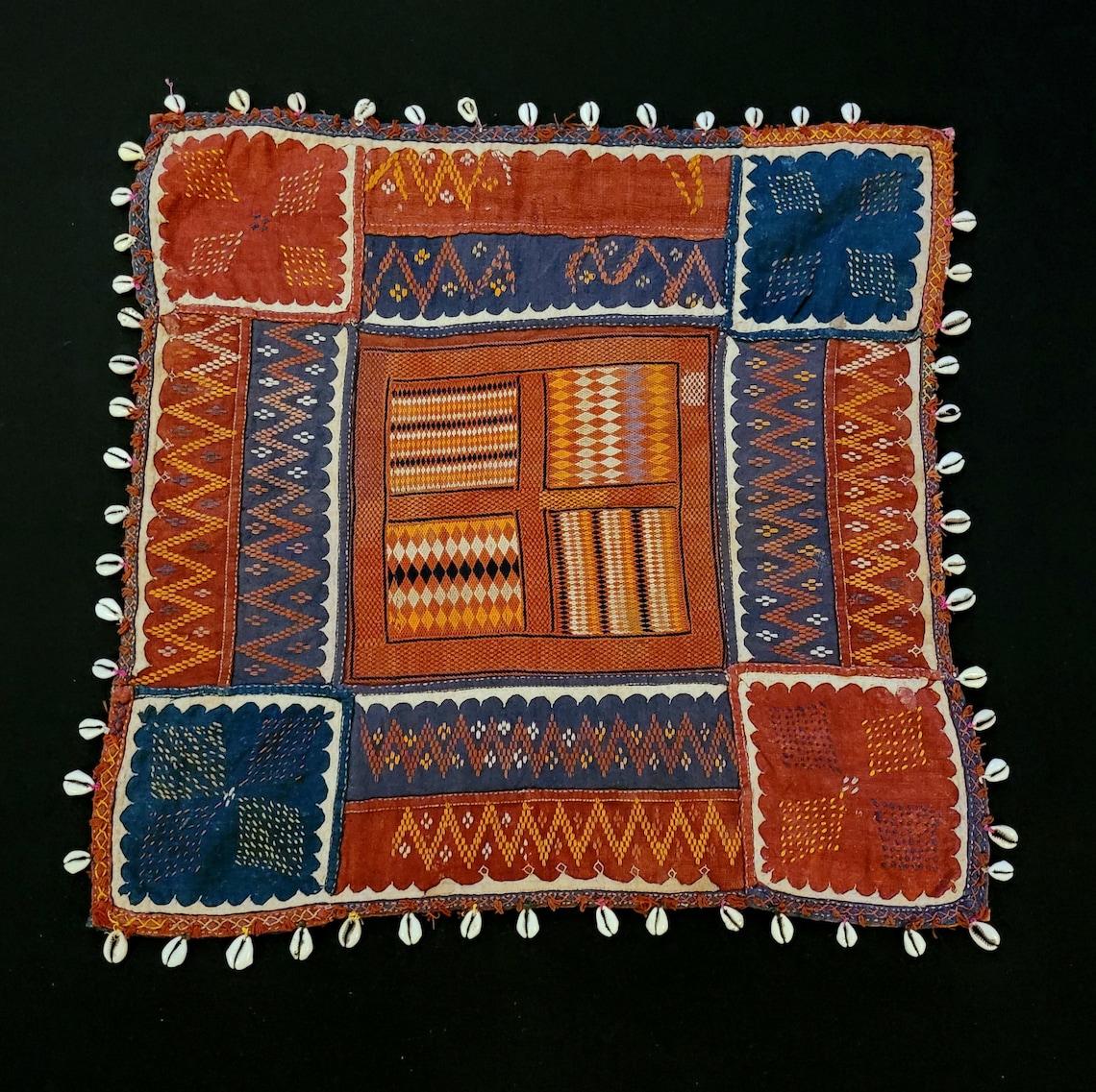 Banjara Antique Embroidered & Applique Ceremonial Cloth Circa Early ...
