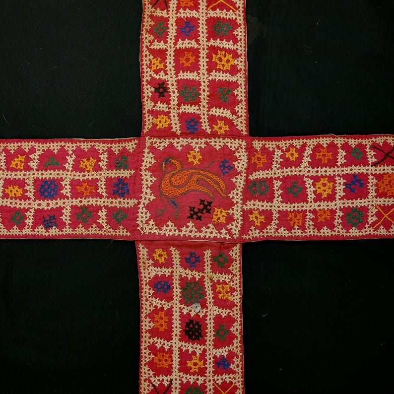 Antique/vintage Chopad or Chaupar Game Cloth (board) Circa 1940's Kutch ...