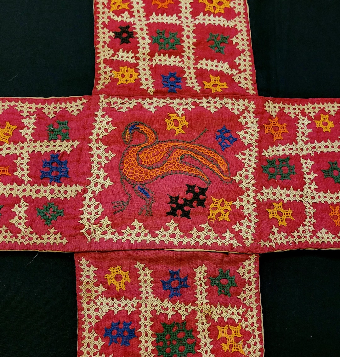 Antique/vintage Chopad or Chaupar Game Cloth (board) Circa 1940's Kutch ...