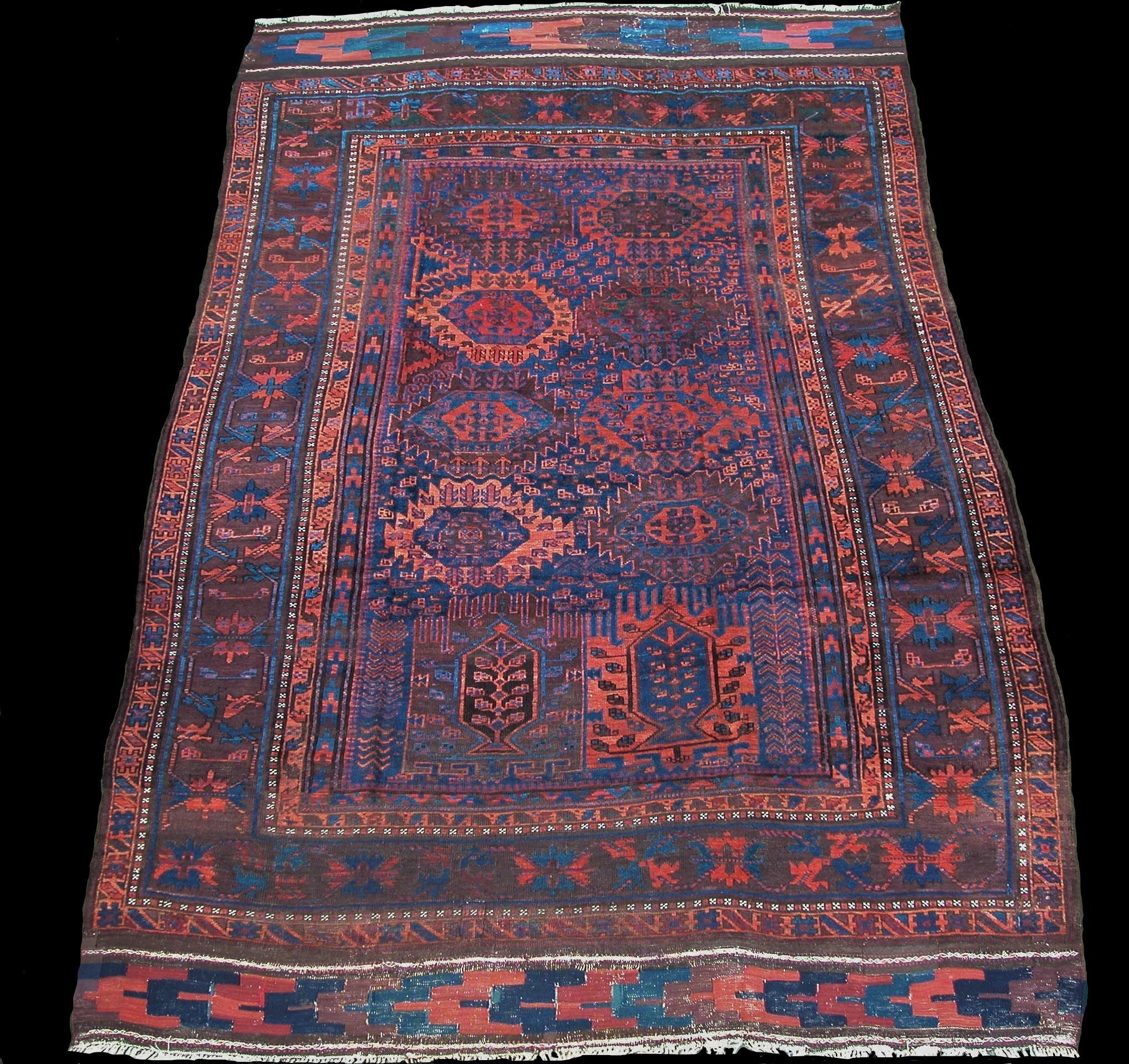 Rare Timuri Baluch Main Carpet Circa 1880 Western Afghanistan Persia ...