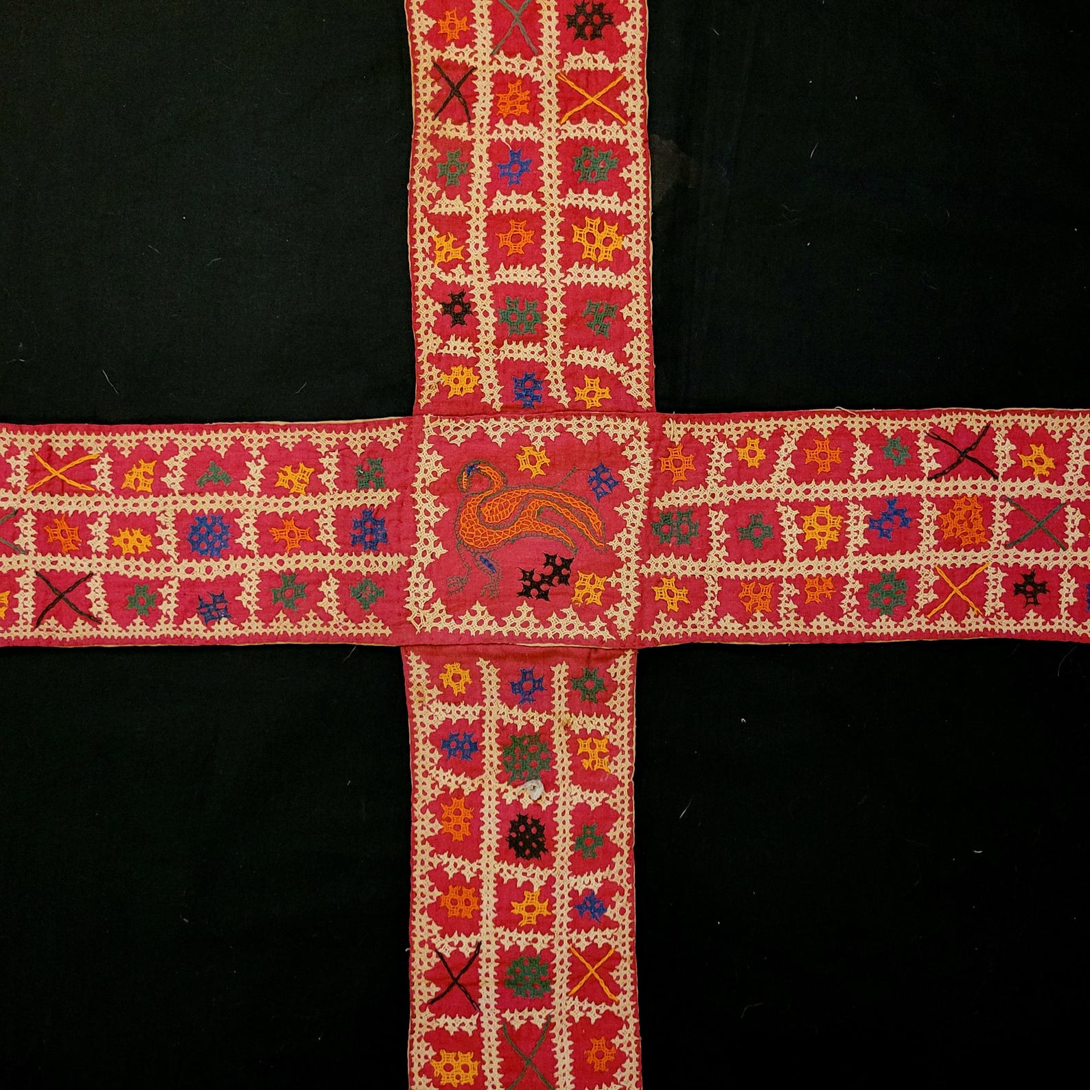 Antique/vintage Chopad or Chaupar Game Cloth (board) Circa 1940's Kutch ...