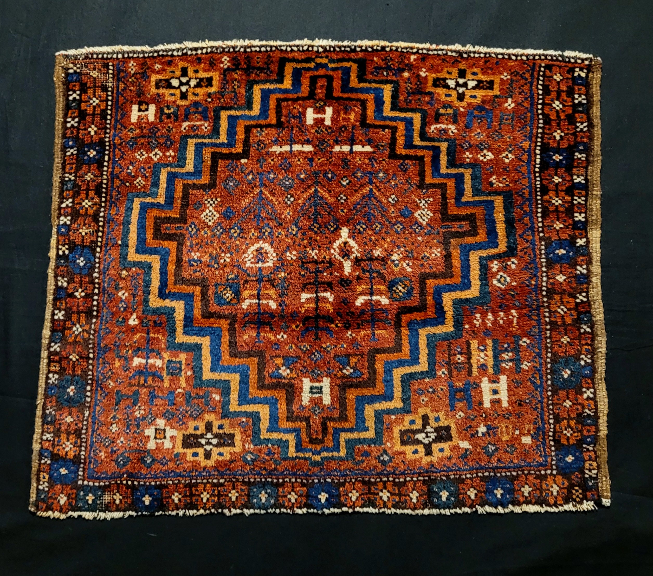 Antique Afshar Rare Bagface Circa 1900 SW Persia or Khorasan Area ...