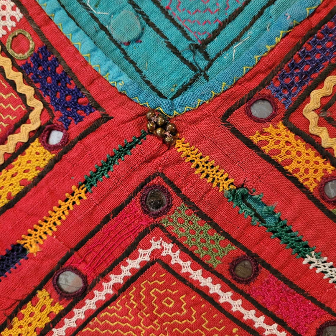 Beautiful Embroidered Large Envelope Shaped Dowry Bag Sindh or ...