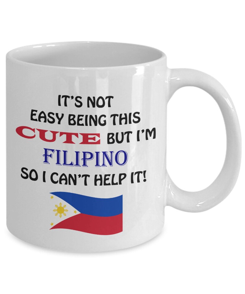 Philippines Coffee Cup for a Filipino Man or Woman. Funny Cute ...