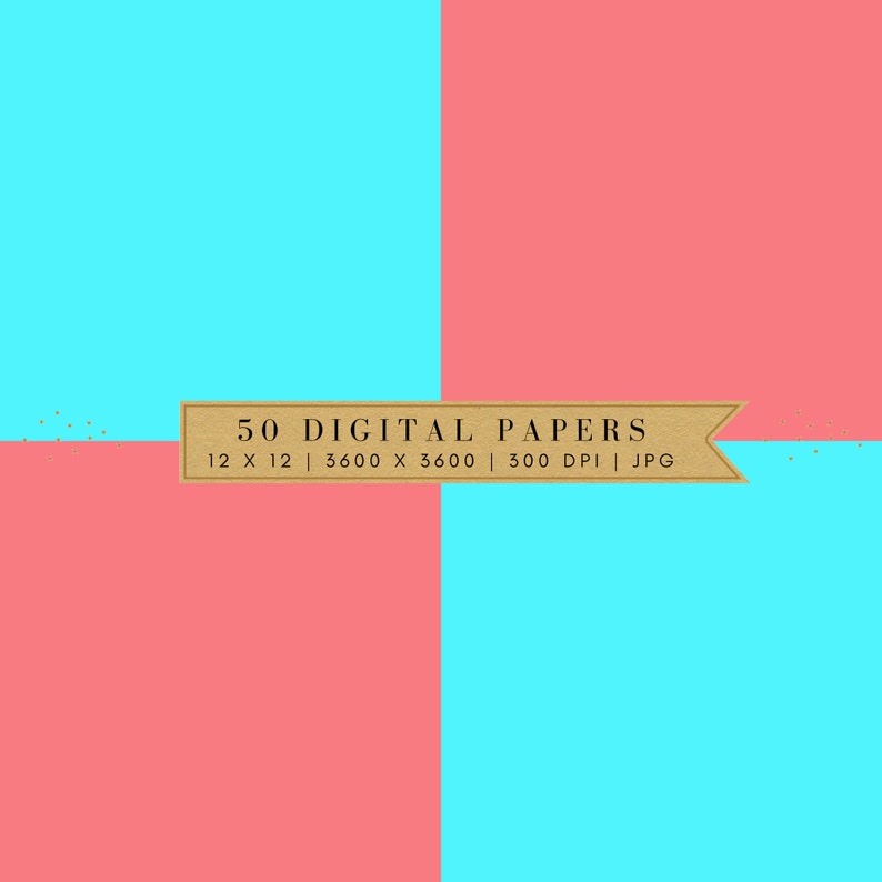 Digital Paper Pack | Light Blue Squares | Checkerboard Pattern | 2x2 ...