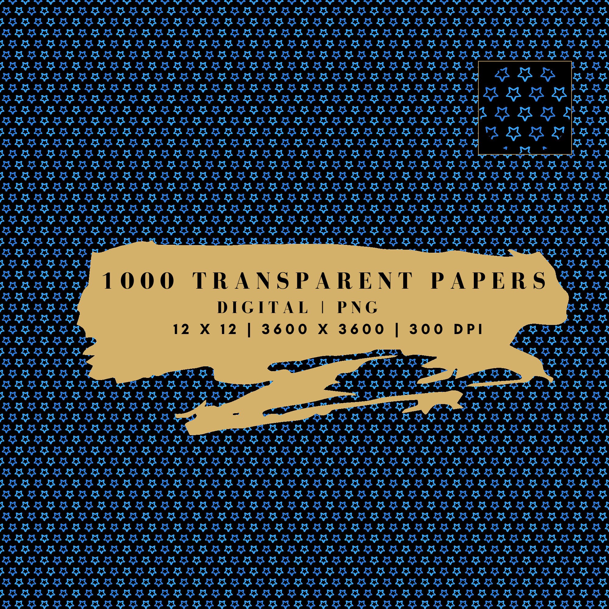 1000 Transparent Digital Papers | Star Pattern Overlay | Grid Stars ...