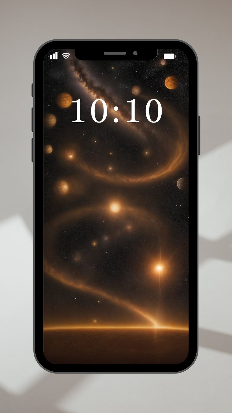 7 Solar Space Wallpapers Bundle: Aesthetic iPhone Lock Screen - Etsy
