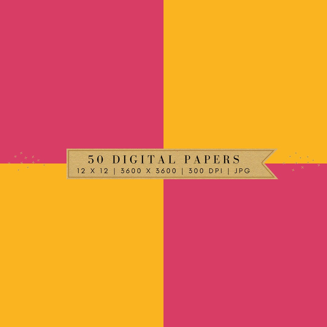 Digital Paper Pack | Vibrant Colorful Squares | Modern Look | Bright ...