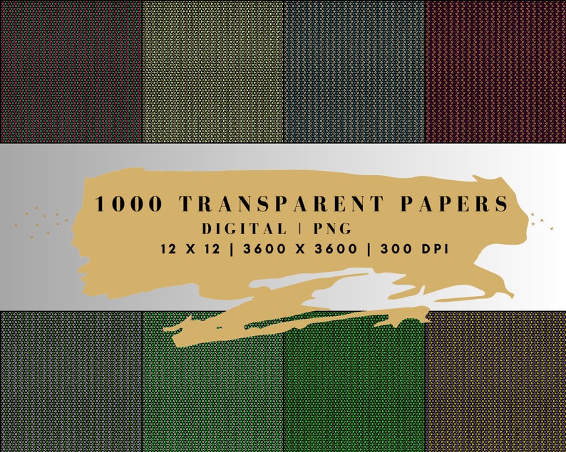1000 Transparent Digital Papers | PNG Commercial Use | Geometric ...
