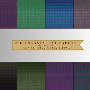 Transparent Digital Paper Pack | Alternating Color Honeycomb Pattern ...