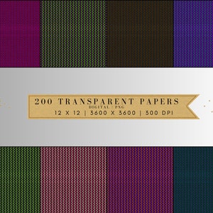 Transparent Digital Paper Pack | Hexagon Overlay | Seamless Design ...