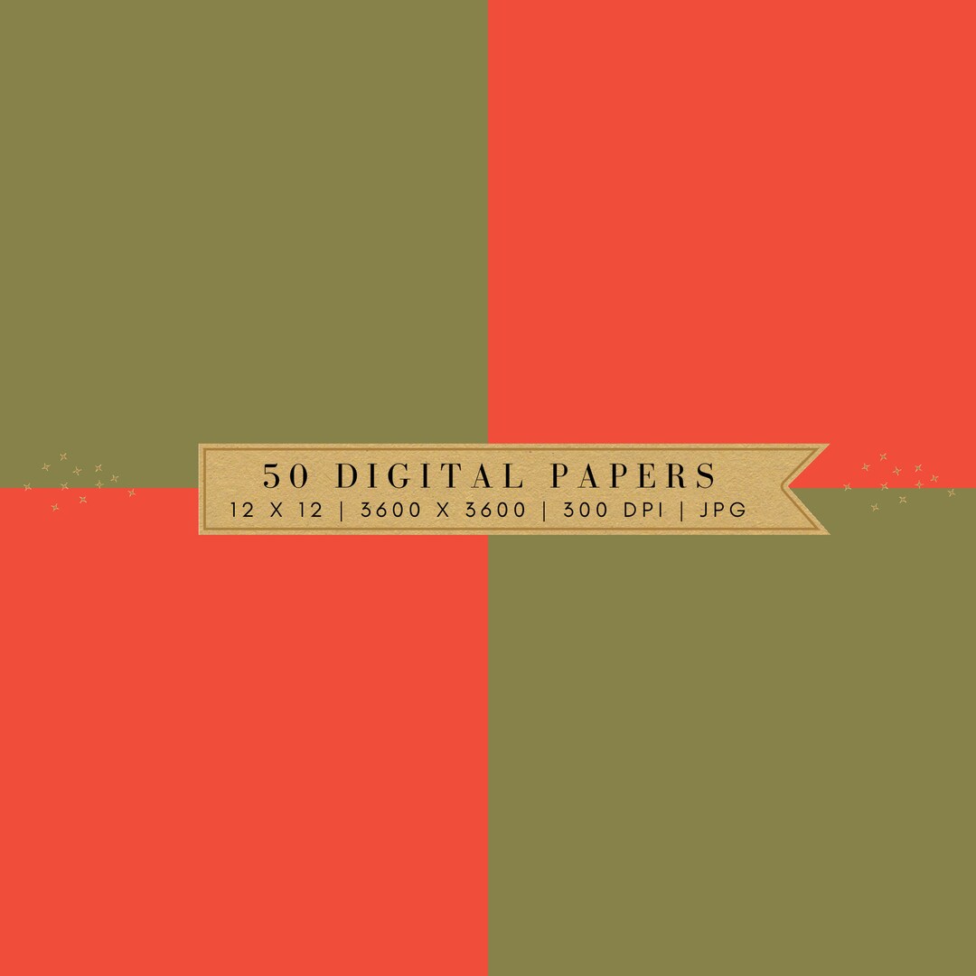 Digital Paper Pack | Bright Saturated Colors | Modern Look | Distressed ...