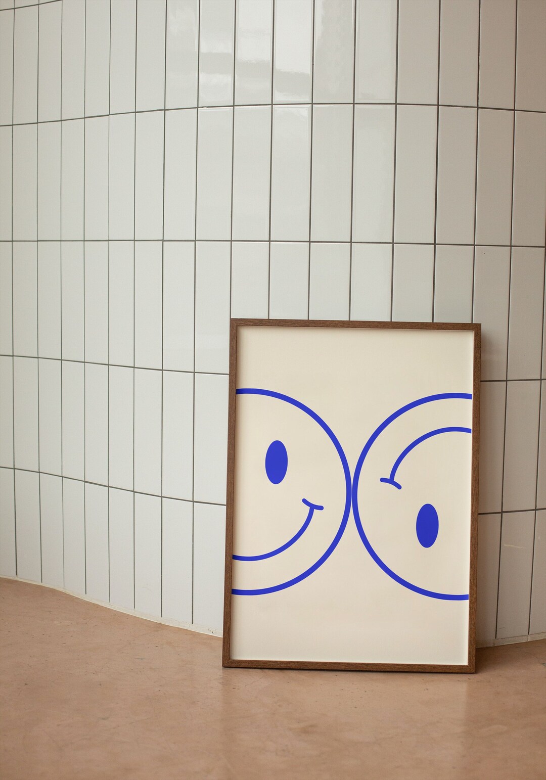 Graphic Smiley A3 Poster - Etsy