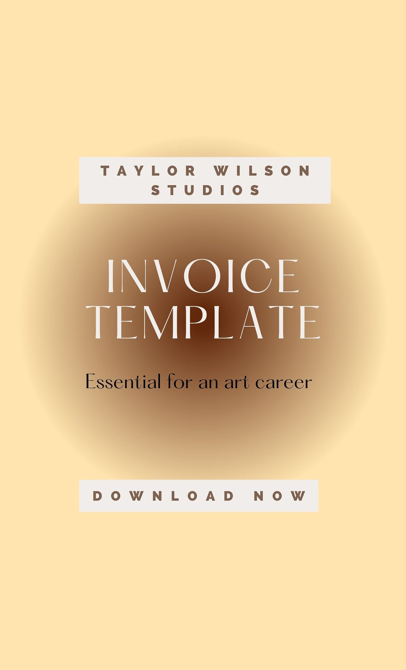 Editable and Printable Invoice Template for Artists! Canva or PDF ...