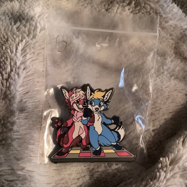 Fursona Pins #1470 Saffron & Lee Dancer Foxes - Etsy