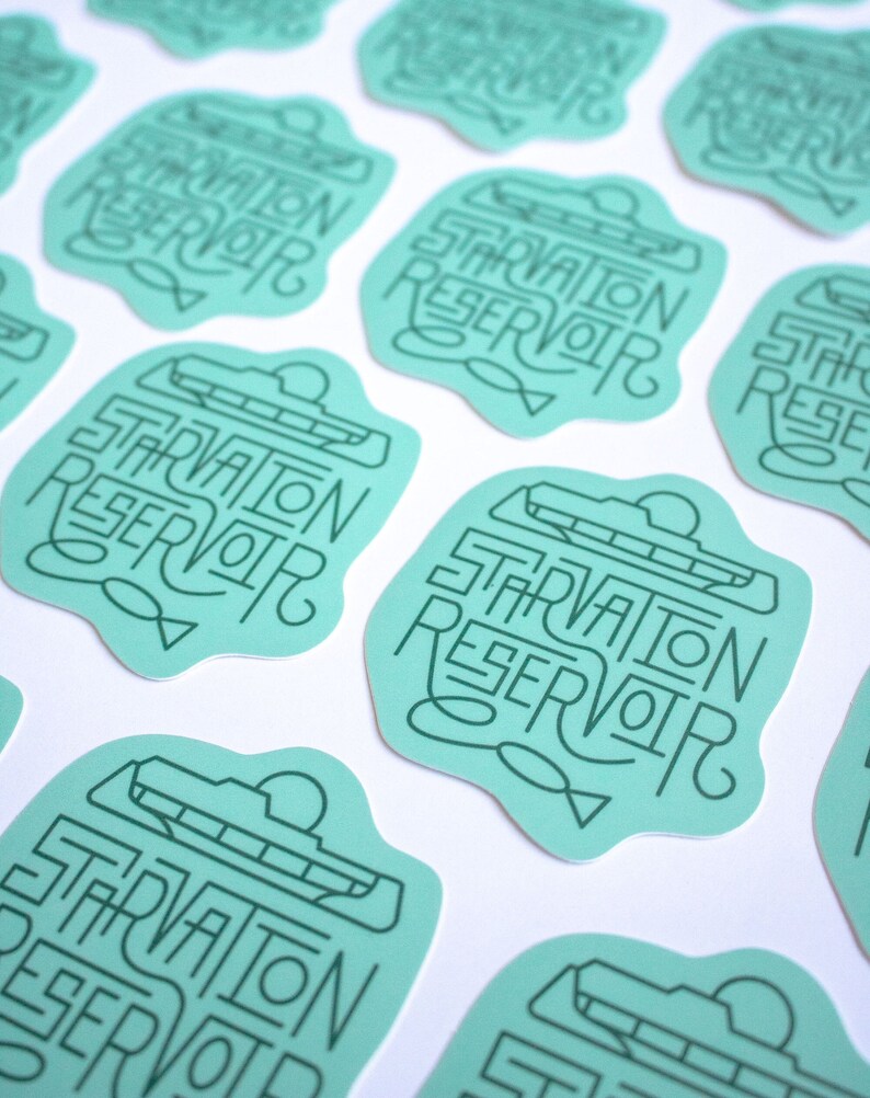 Starvation Reservoir Sticker Decal | Duchesne City Tank Sticker ...