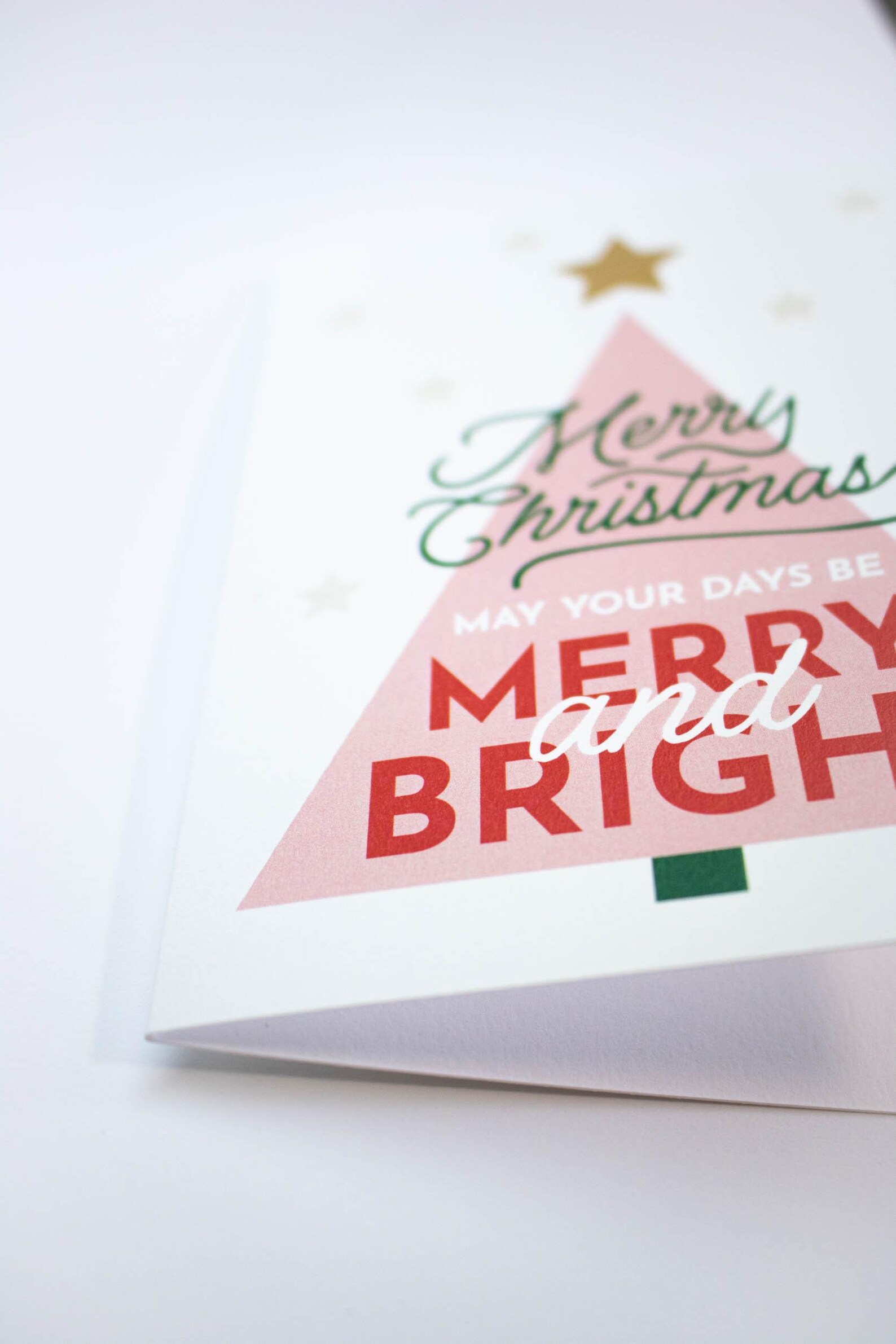 Variety of Geometric Christmas Cards | Set of 4 With Envelopes - Etsy