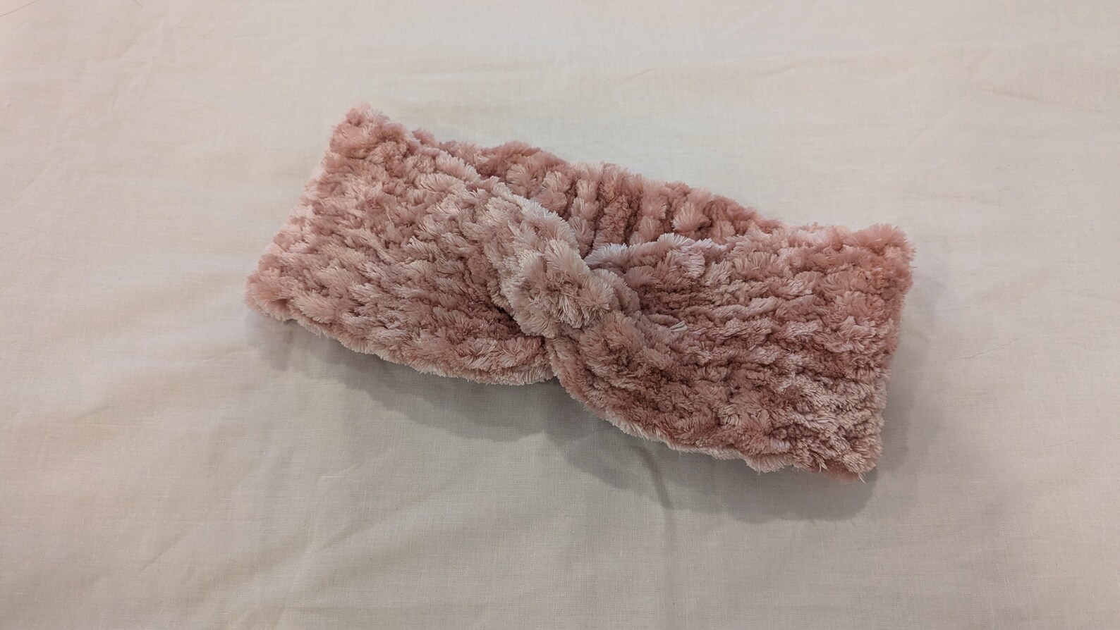 Fluffy Velvet Ribbed Reversible Ear Warmer/headband (hand Crocheted) - Etsy