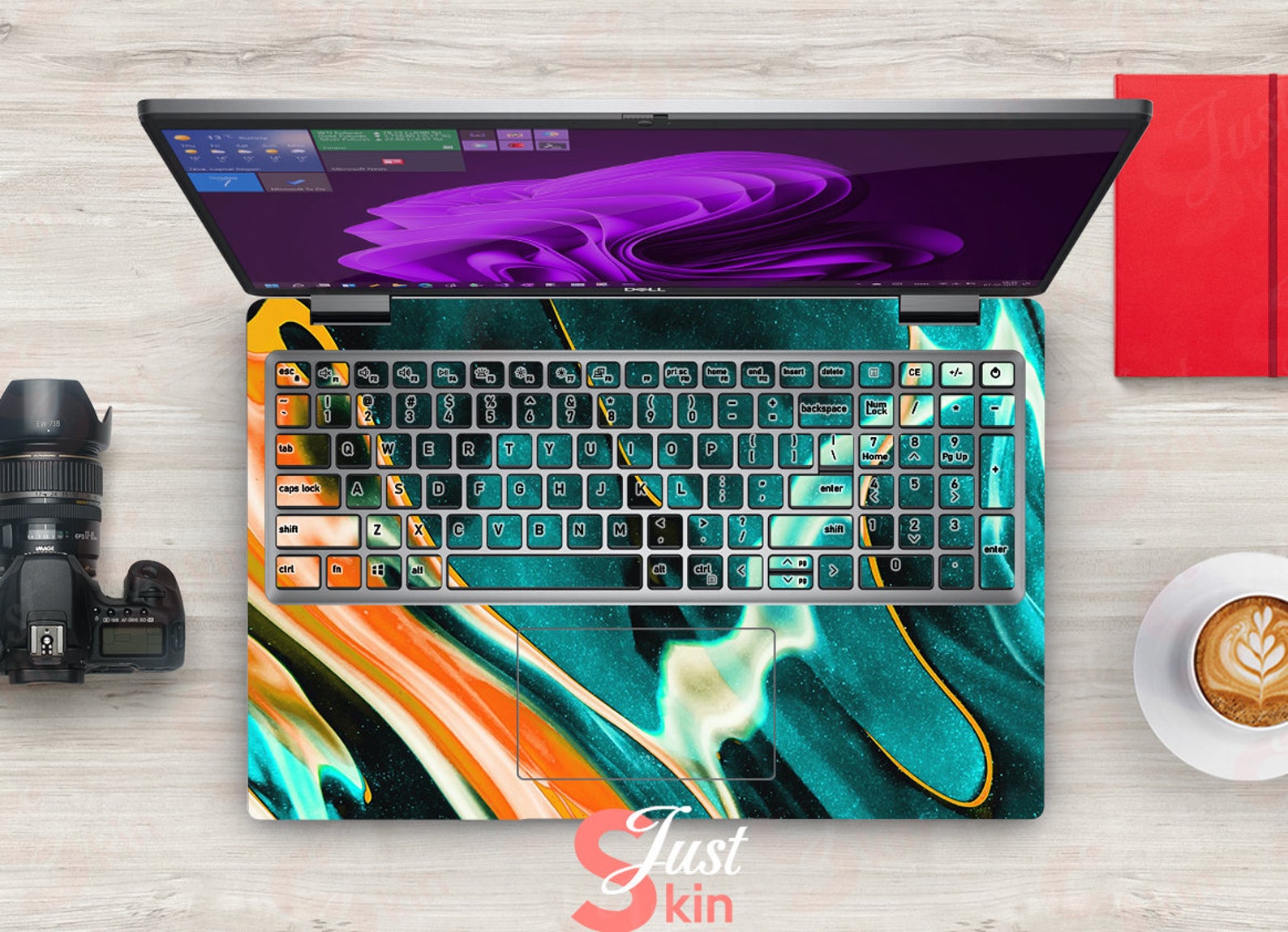 Hp Laptop Skin,clear Laptop Skin Fo Hp,personalized Marble Texture ...