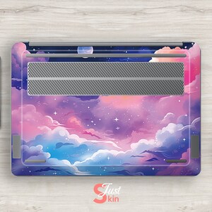 Hp Laptop Skin, Abstract Rainbow Smudge Design Distinctive Unique Gift ...