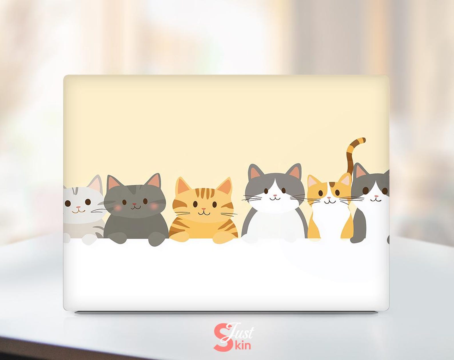 Dell Laptop Sticker Cat Design Custom Personalized Gift Vinyl Decal for ...