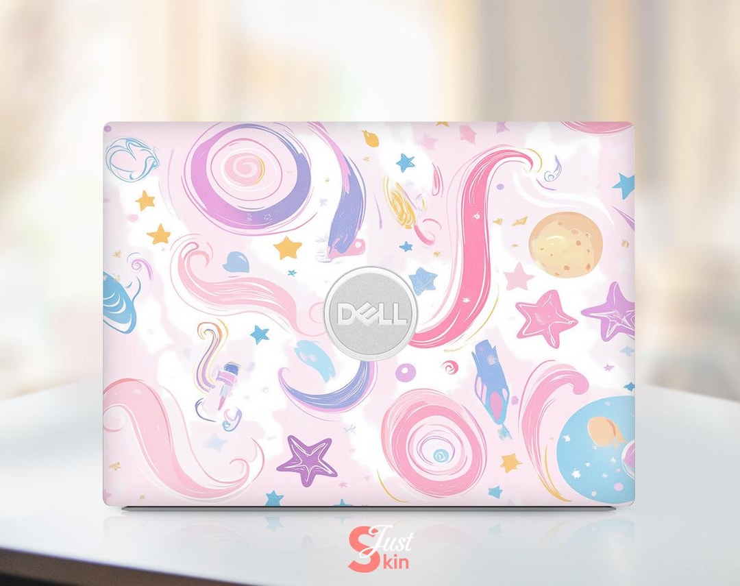 Dell Laptop Customized Skins Gifts for Sisters Pink Girly Candy Style ...