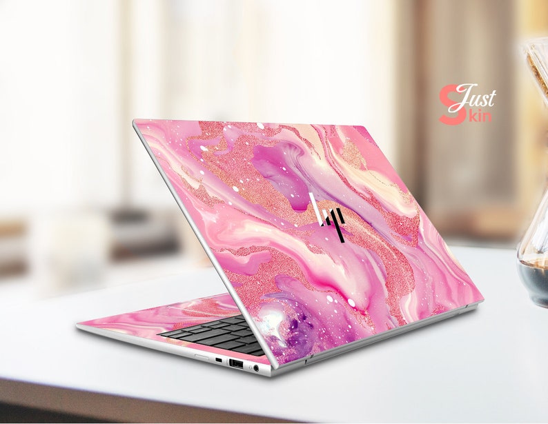 HP Laptop Skin Pink Pattern Design Unique Valentine's Day Gift Vinyl ...