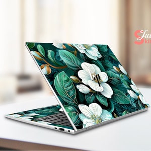 Hp Sticker Protect Laptop, Memorial Day Custom Fresh Floral Pattern ...