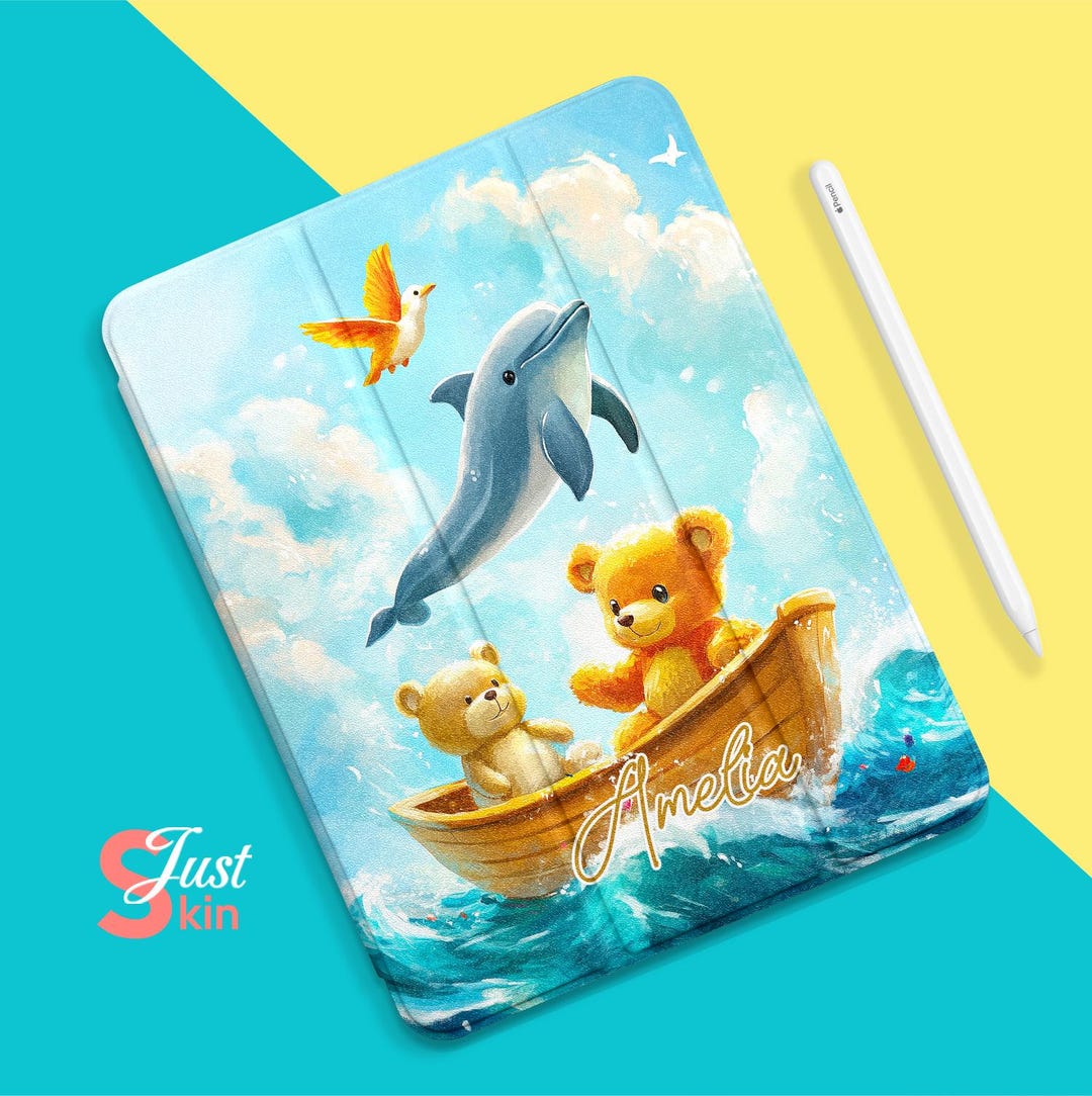 IPad Mini Book Cover Joyful Ocean Adventure Print Aesthetic iPad Case ...