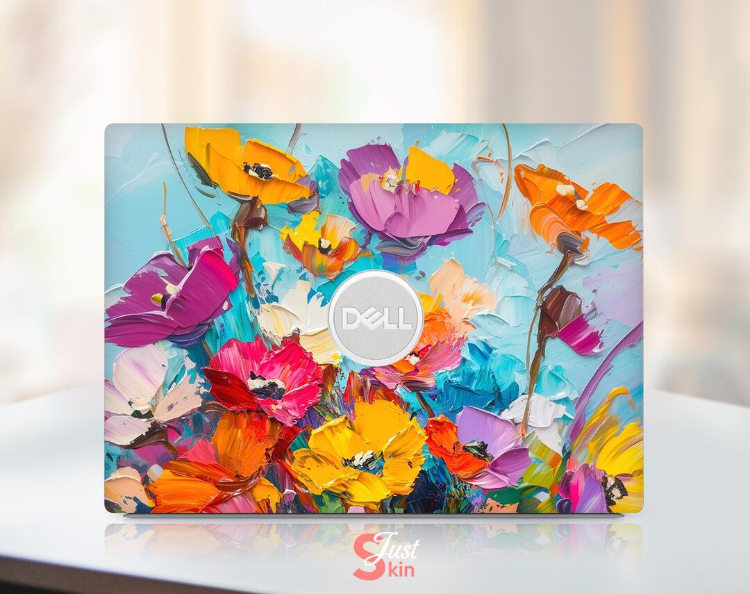 Dell XPS Laptop Sticker Custom Oil Painting Abstract Design ...