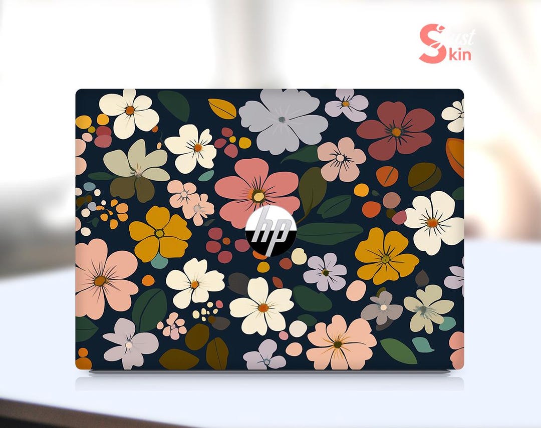 HP Laptop Accessories Colorful Flower Design Personalized Gift for ...