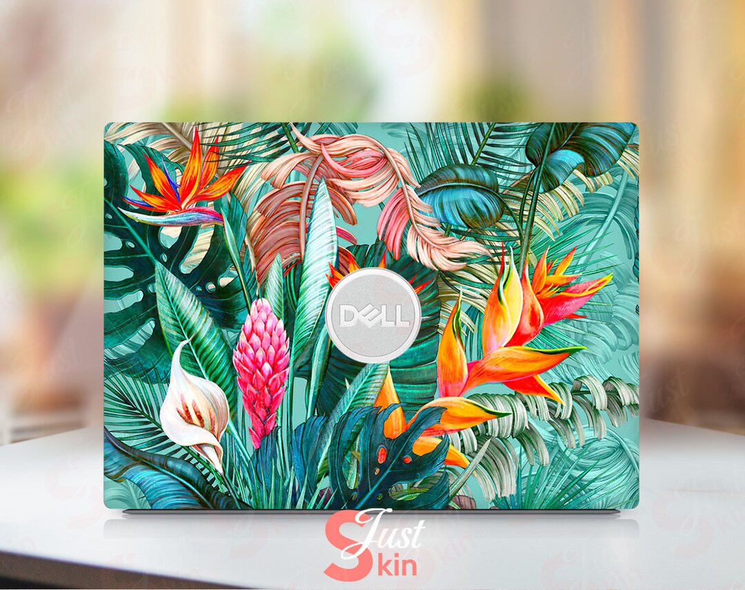 Dell Precision Skin, Customizable Full Coverage Plant Pattern, Actcha ...