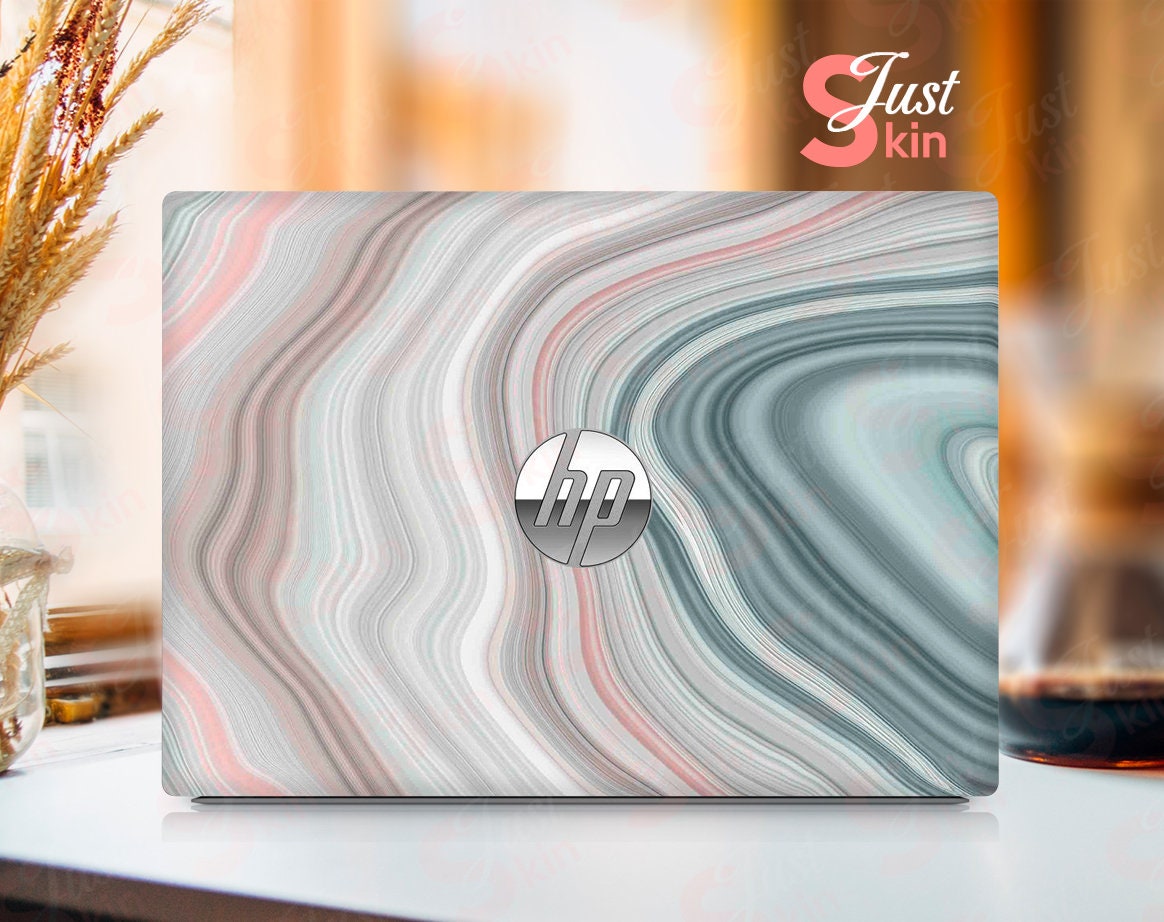Laptop Skin Hp Envy X360 Pre Cut Personalized Marble Texture Etsy