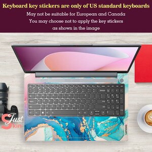 Lenovo Laptop Skin,lenovo Keyboard Skin Cover,personalized Marble ...