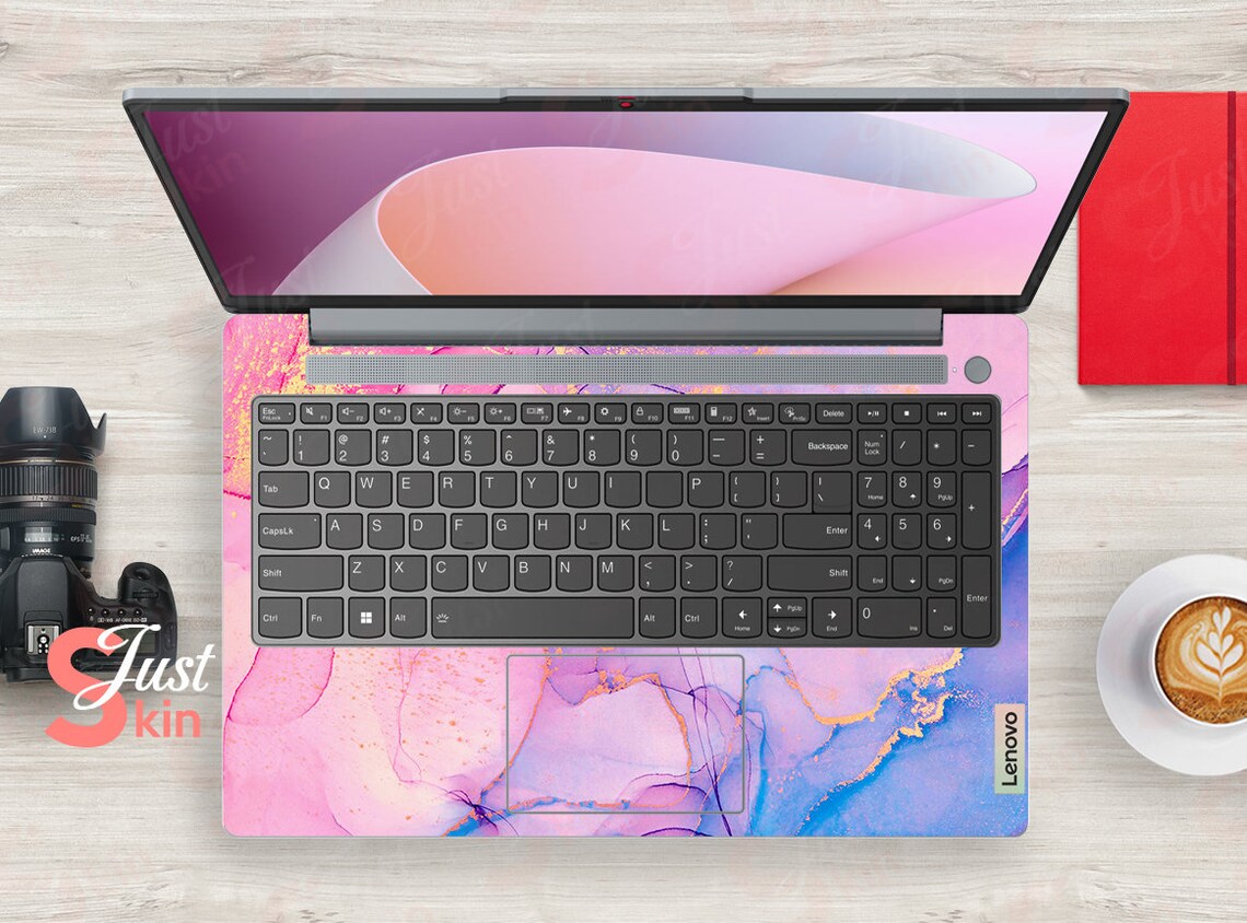 Lenovo Legion 5 Laptop Skin Pre-cut Personalized Gift Colored Marble ...