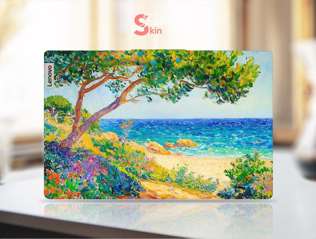 Lenovo Thinkpad Laptop Protective Film Oil Painting Seascape Pattern ...