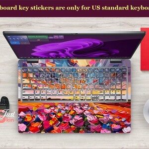 Dell Computer Decal Custom Colored Oil Painting Scenery Personalized ...