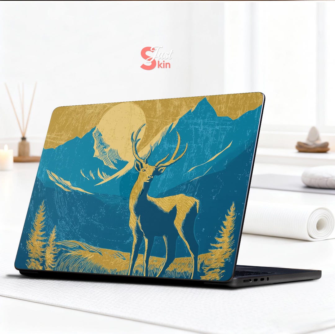 Dell Laptop Skin Lenovo Thinkpad T14 Stickers Hp MacBook Decal Deer ...