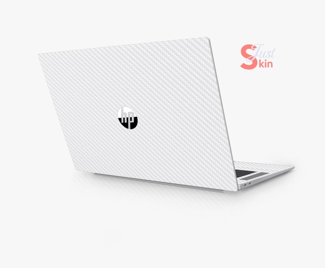 HP Laptop Protective Film Custom Fiber White Design Vinyl Decal for ...